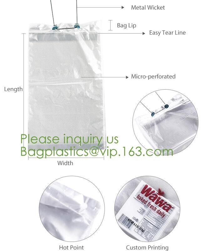 Microperforated PP Material Bakery Bag,hot perforated five layers POF ...