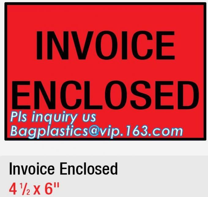 TNT DHL shipping packing list document envelopes, packing list padded ...