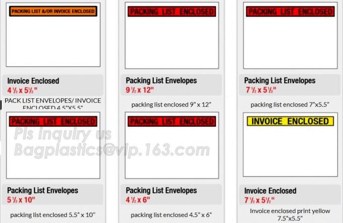Fedex Packing List Courier Envelope Mail Bag, A5 size packing list ...