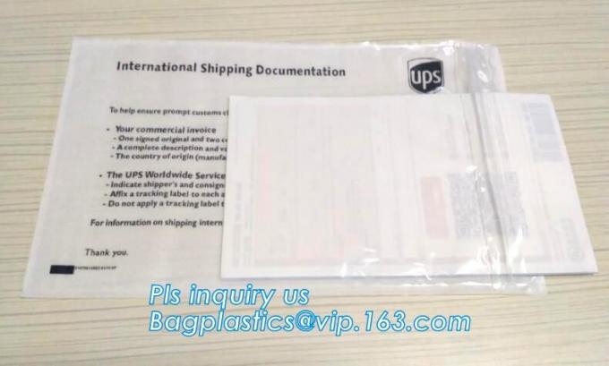 TNT DHL shipping packing list document envelopes, packing list padded ...