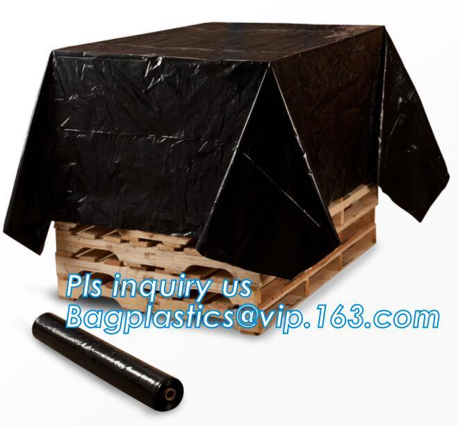 48 x 48 x 96" 1 Mil ldpe Clear Pallet Covers, Eco-friendly Reusable ...