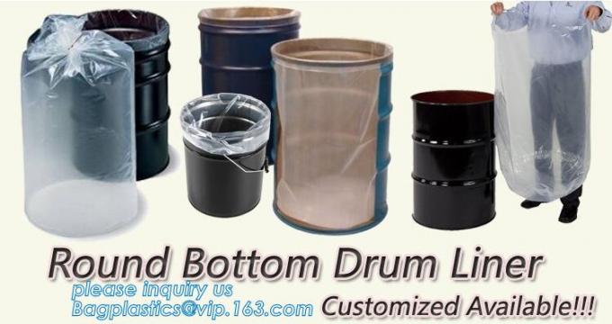 round bottom poly drum liner, PE Round Bottom Drum Liners for Oil and ...