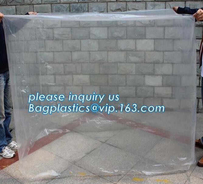 48 x 48 x 96" 1 Mil ldpe Clear Pallet Covers, Eco-friendly Reusable ...