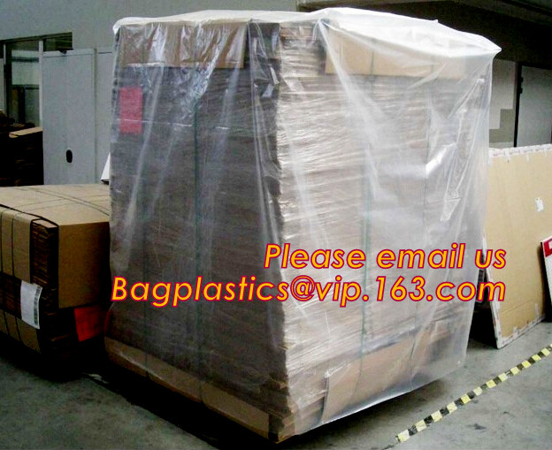 48 x 48 x 96" 1 Mil ldpe Clear Pallet Covers, Eco-friendly Reusable ...