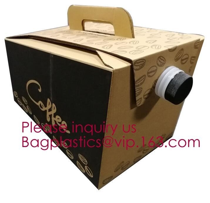 2L/3L/5L Disposable Coffee Bag In Box With Valve Coffee Box Dispenser ...