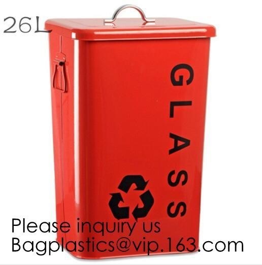 Kitchen/Home/Household/Outdoor/Recycling,Copper Garbage Can Tin Garbage ...